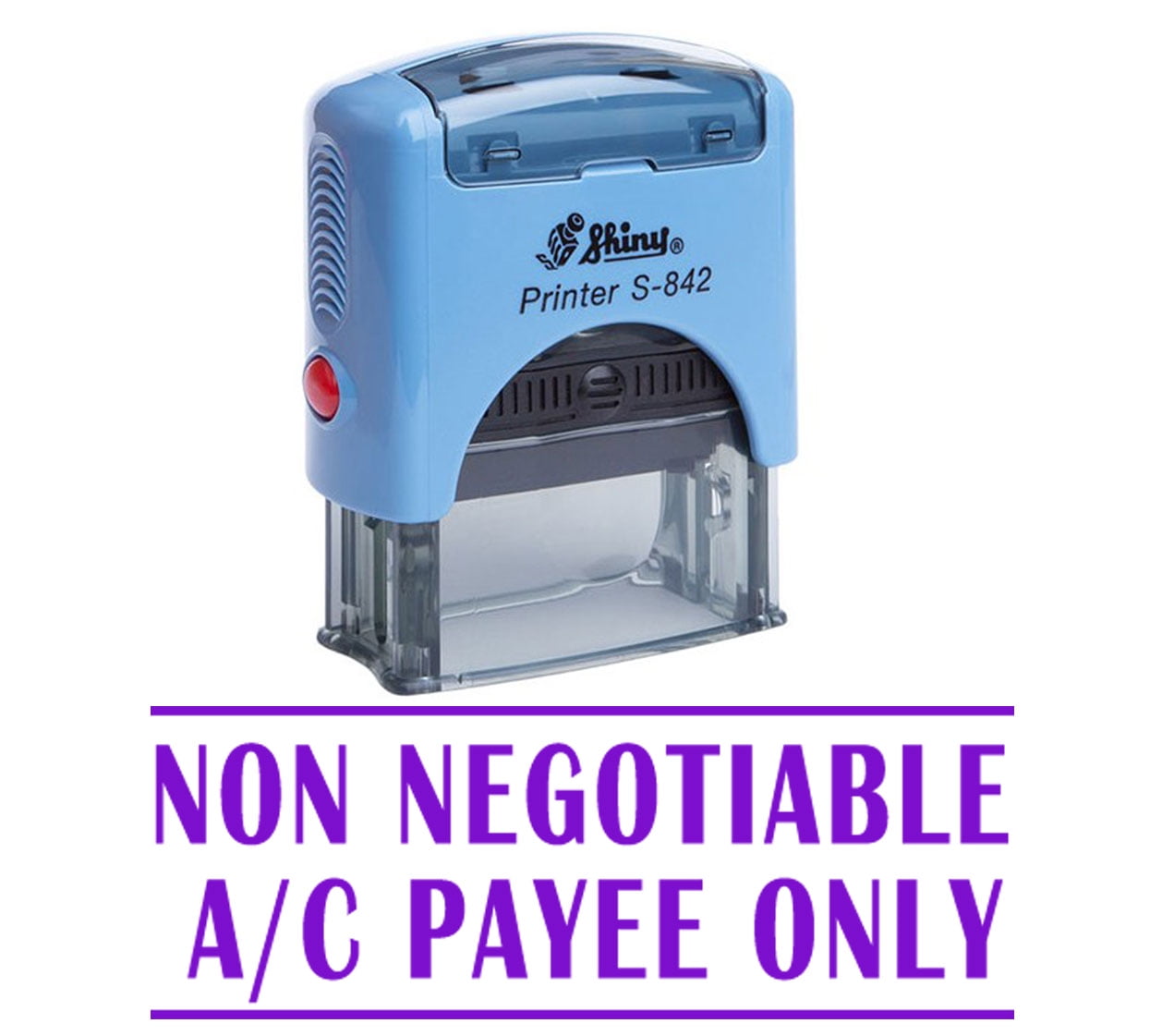NON NEGOTIABLE A/C PAYEE ONLY Self Inking Rubber Office Stationary ...