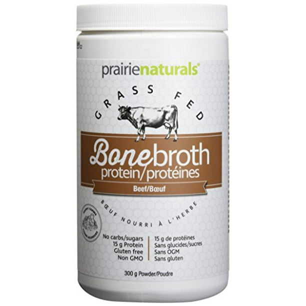 Prairie Naturals Bone broth protein beef, 300g - Walmart.ca