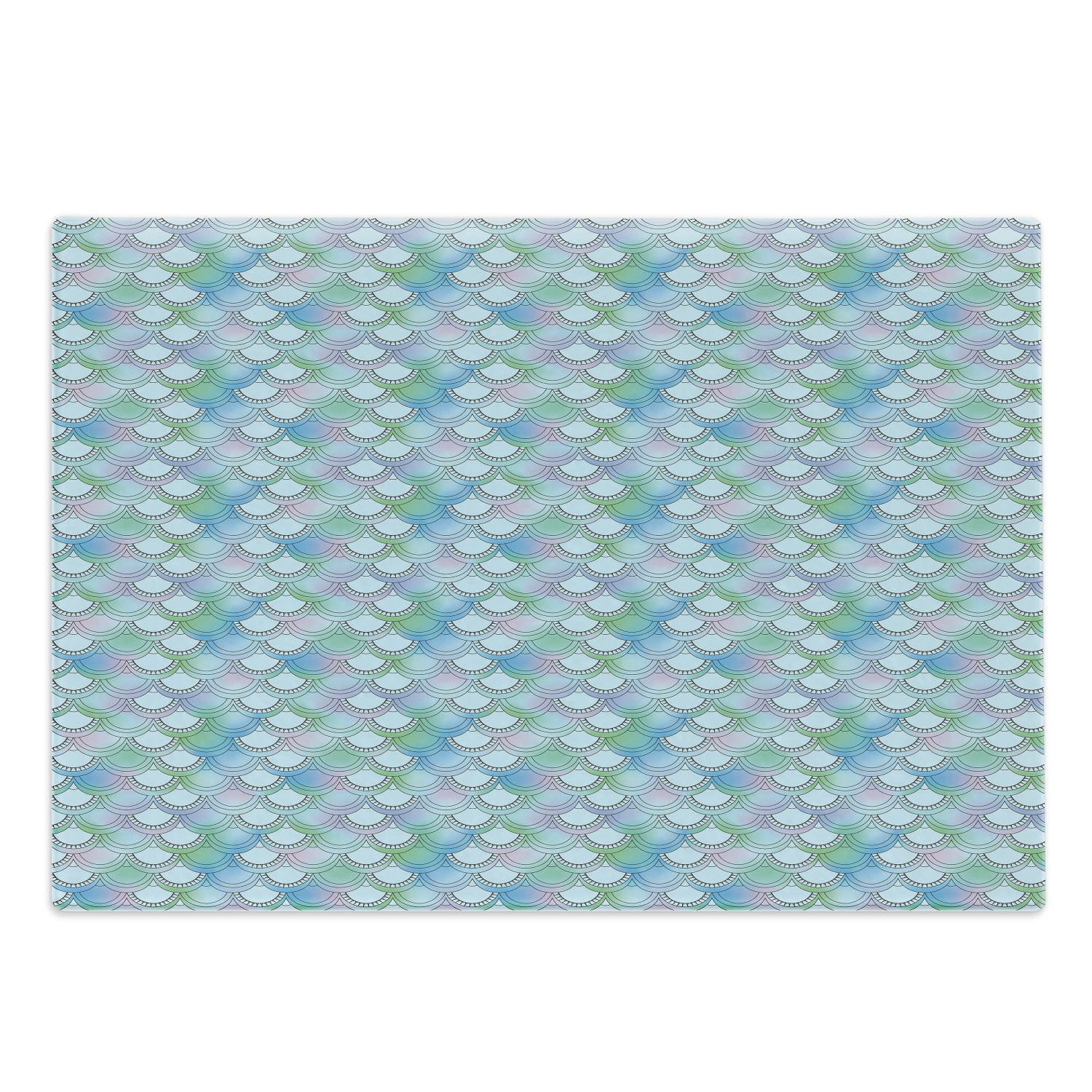 Fish Scale Cutting Board, Japanese Squama Pattern with Smooth Color ...