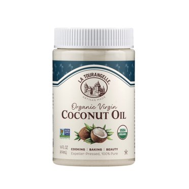 Nutiva Organic Virgin Coconut Oil, Cold-Pressed, Non-GMO, Gluten-free, Non-Refined for Baking ...