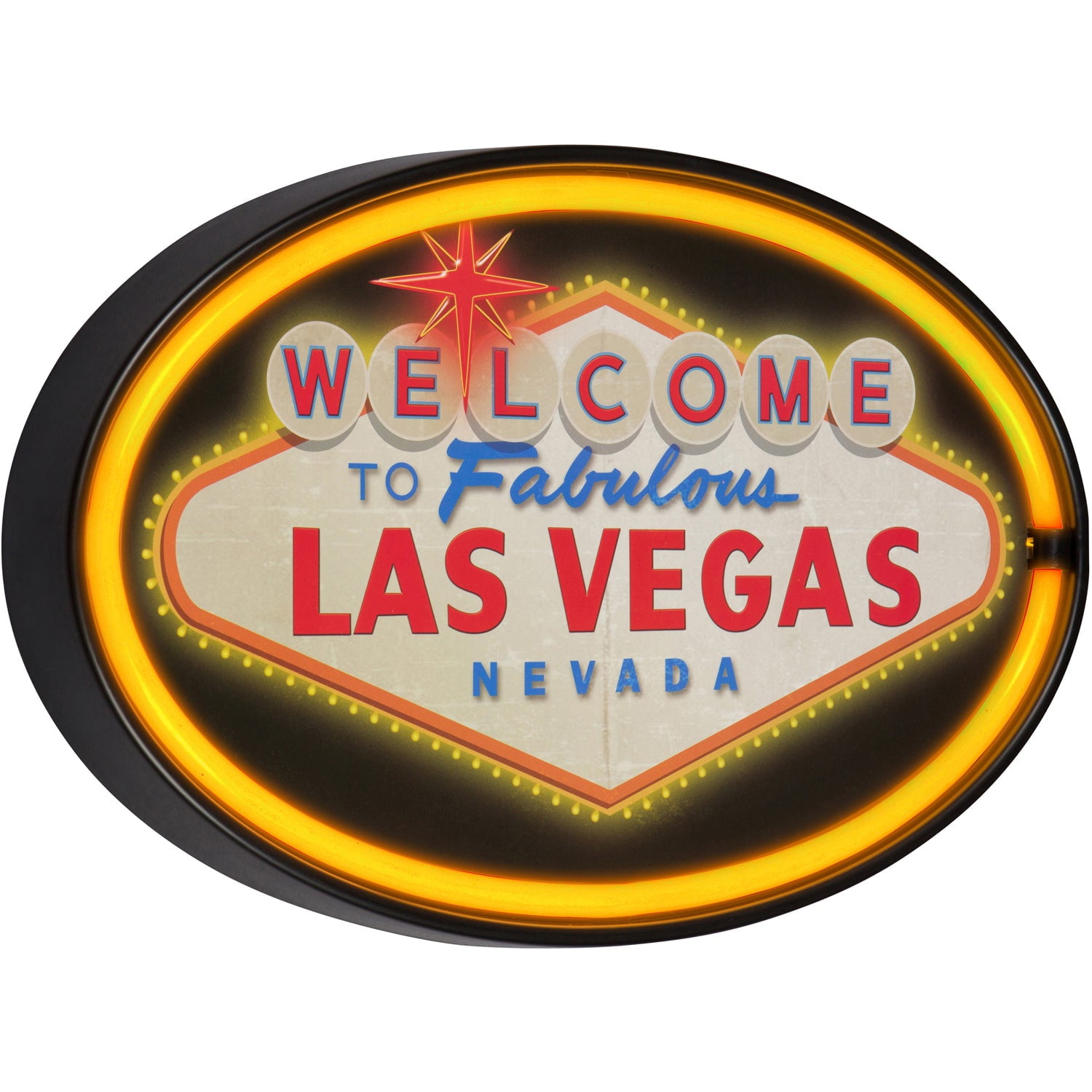 Welcome to Las Vegas LED Neon Sign Vintage Inspired Retro Wall Decor ...