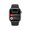 Apple Watch Series 8 GPS+Cellular, 41mm, Graphite Steel Case, Midnight ...