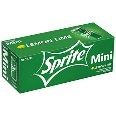 Sprite Lemon Lime Mini Soda Pop Soft Drink, 7.5 fl oz, 6 Pack Cans ...