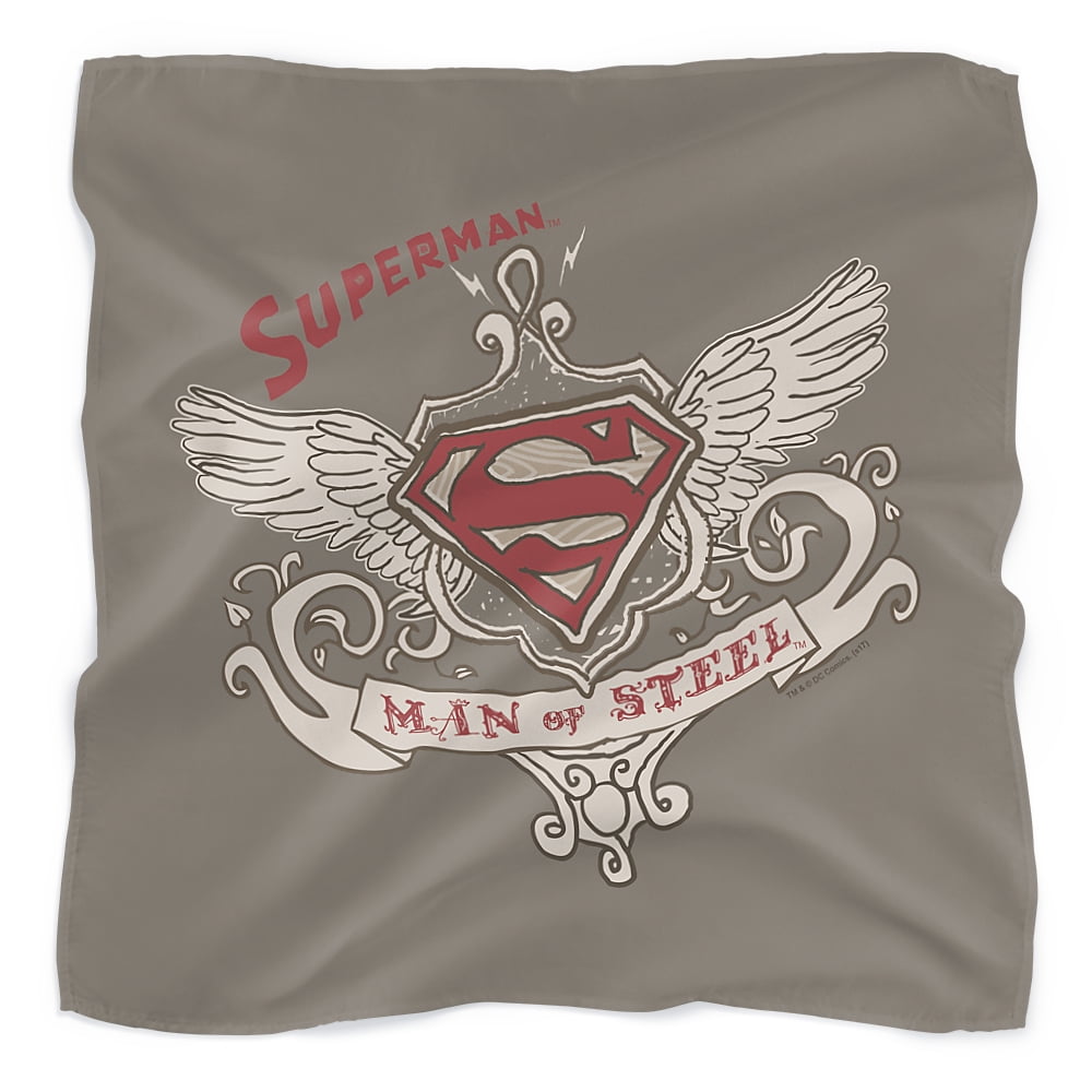 Superman Victorian Wings Supes Bandana (21 in x 21 in) - Walmart.com