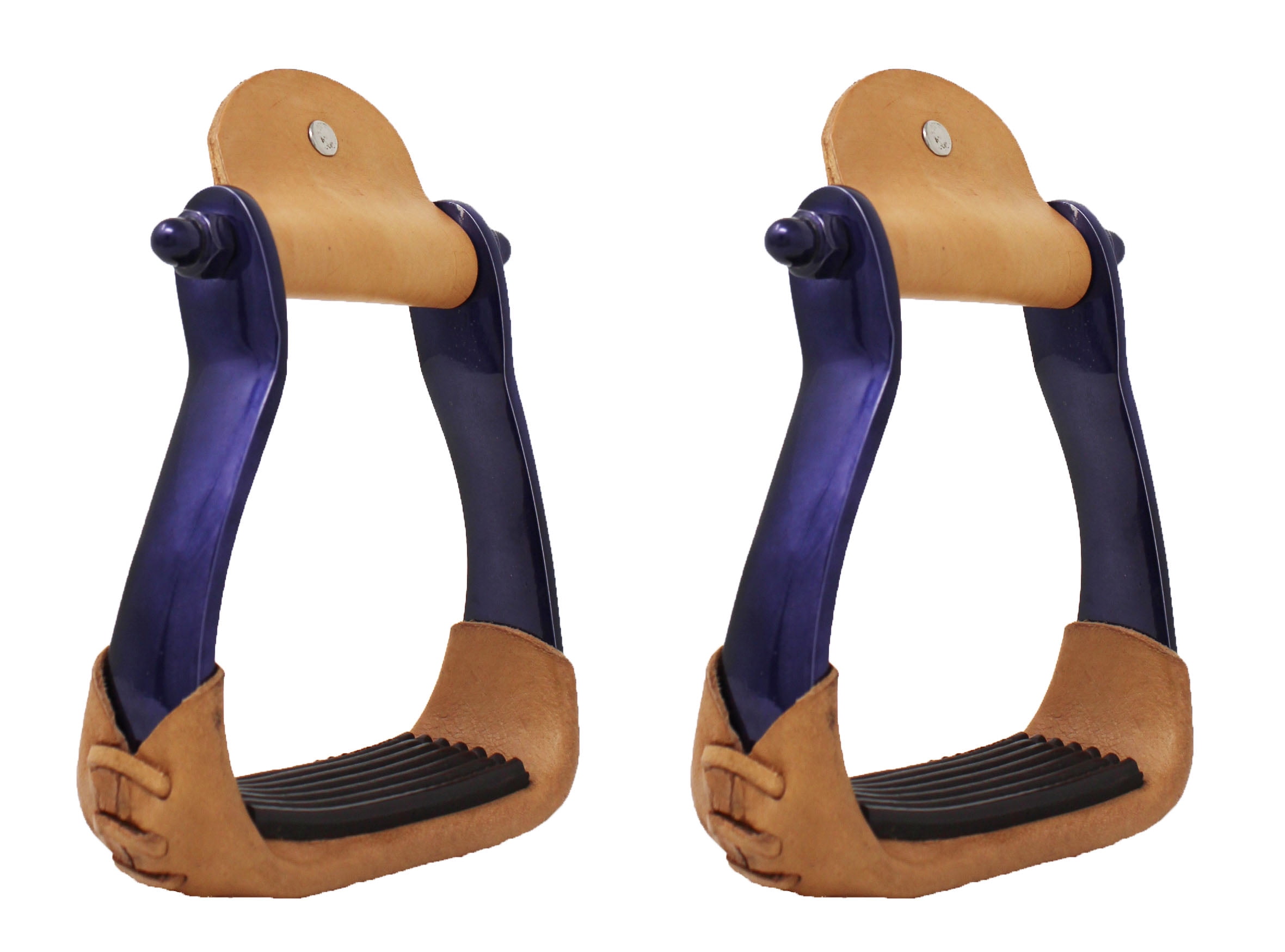 Horse Saddle Barrel Racing Aluminium Western Stirrups 5175NV - Walmart.com