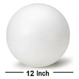 12 Inch Foam Ball Polystyrene Balls for Art & Crafts Projects - Walmart.com