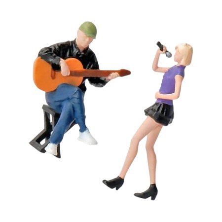Guitarist and Singer Figures Desk model toy accessories Decoration ...