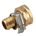 Metal Brass 1/2" Garden Hose Repair Mender Kit Male Female Repair with ...