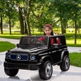 Accreate 12V Kids Ride On Car,Licensed Mercedes-Benz Eqg Electric Car ...