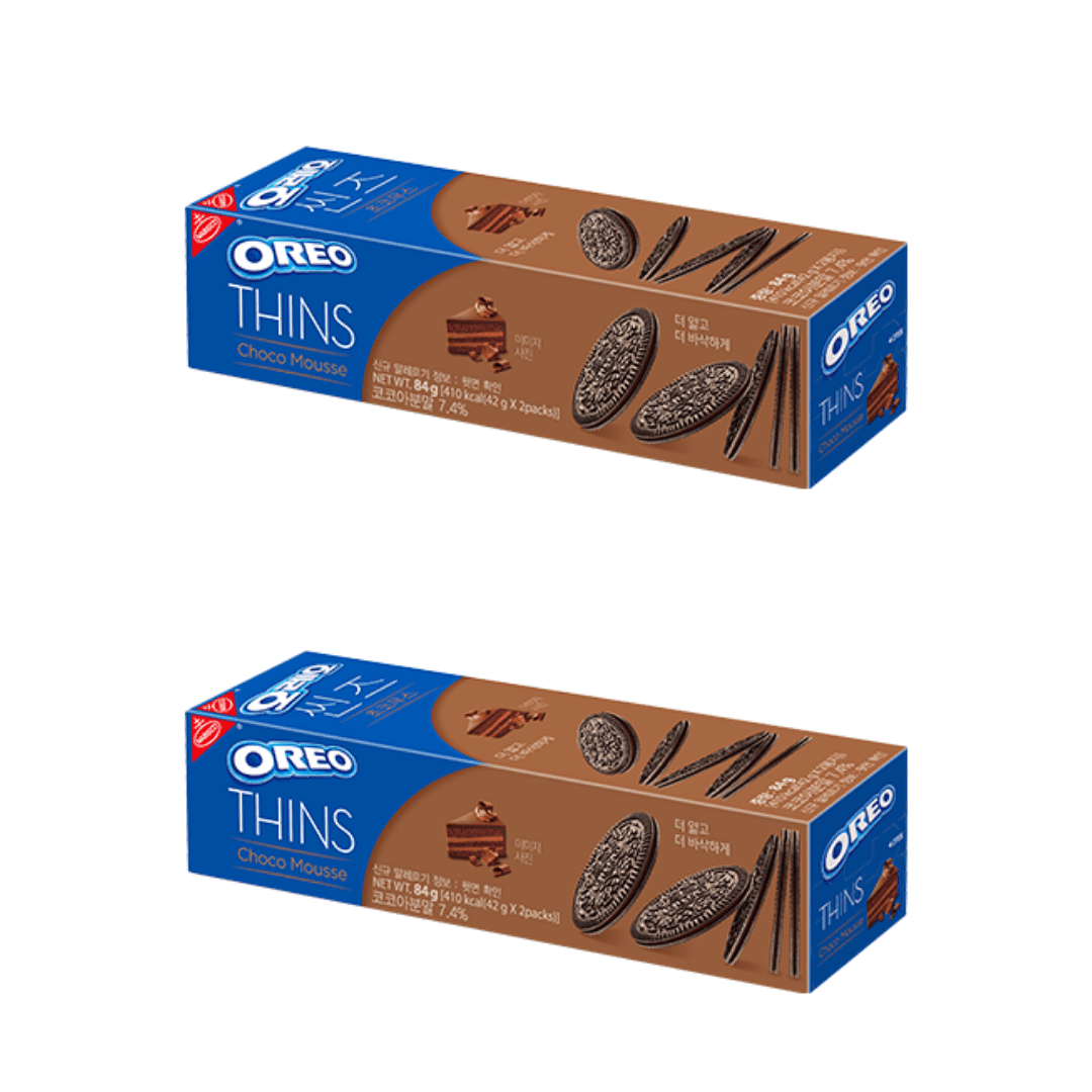 Korean Oreo Cookies Variety Pack - Chocolate Cream, Strawberry Cream ...