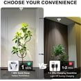 2 packs of wireless spotlights with 2 remote controls, indoor cabinet ...