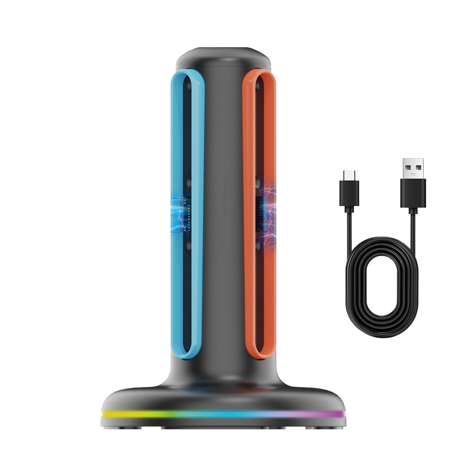 Click here for Natefemin Joy-Con 2 Charger 4 Port Usb-C Rgb Light... prices