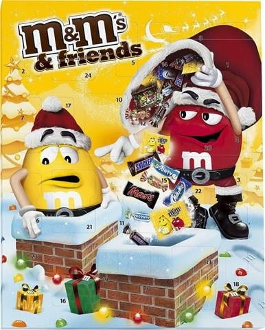 M&Ms & Friends Advent Calendar, 361g - Walmart.com