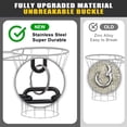 Basketball Net Black B Heavy Duty Rustproof Steel 12-loop Replacement ...