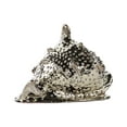 Urban Trends Collection: Ceramic Seashell Figurine Polished Chrome ...