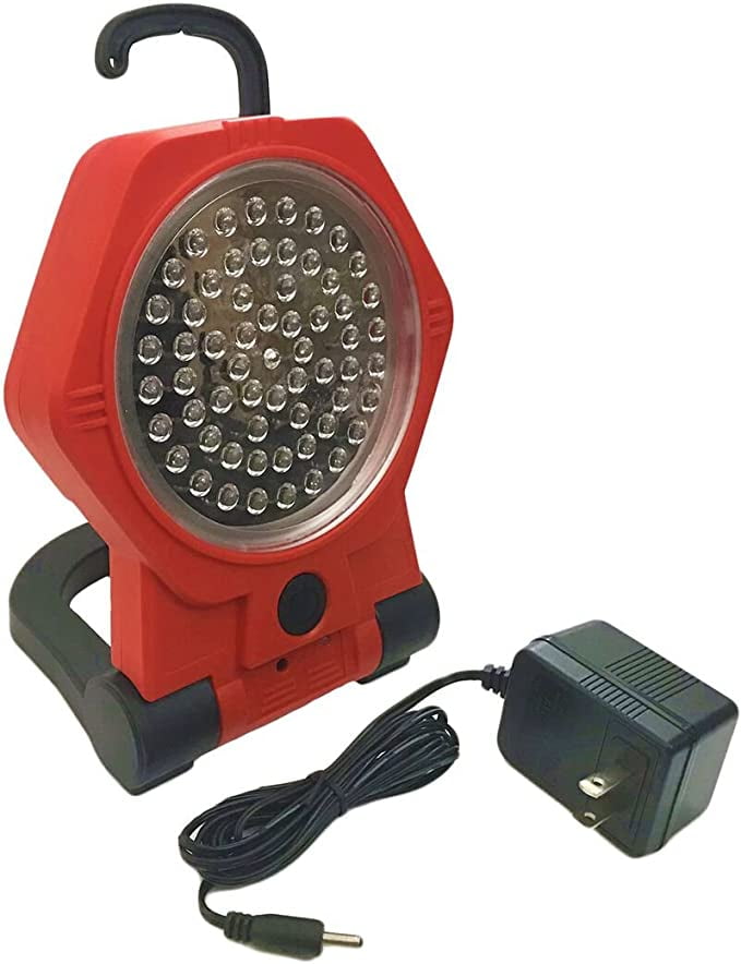 Indoor/Outdoor 60 LED Rechargeable Magnetic Work Light with Stand (3 ...