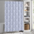 Boho Leaves Brocade Vines Shower Curtain Set, Waterproof Shower ...