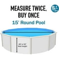 Foot Round 'Boulder Swirl' Pattern Liner for above Ground Swimming ...