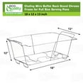 EcoQuality Chafing Wire Buffet Rack Stand Chrome Frame for Full Size ...