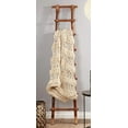Fennco Styles Chunky Cable Knit Throw Blanket 50" W X 60" L – Natural ...
