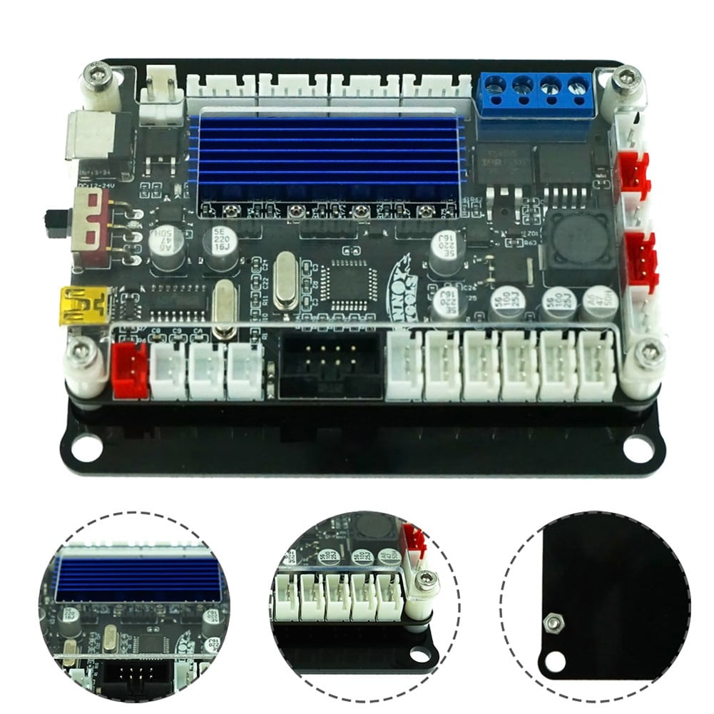 Upgraded Grbl Cnc Control Board 3Axis Usb Driver Controller for ...