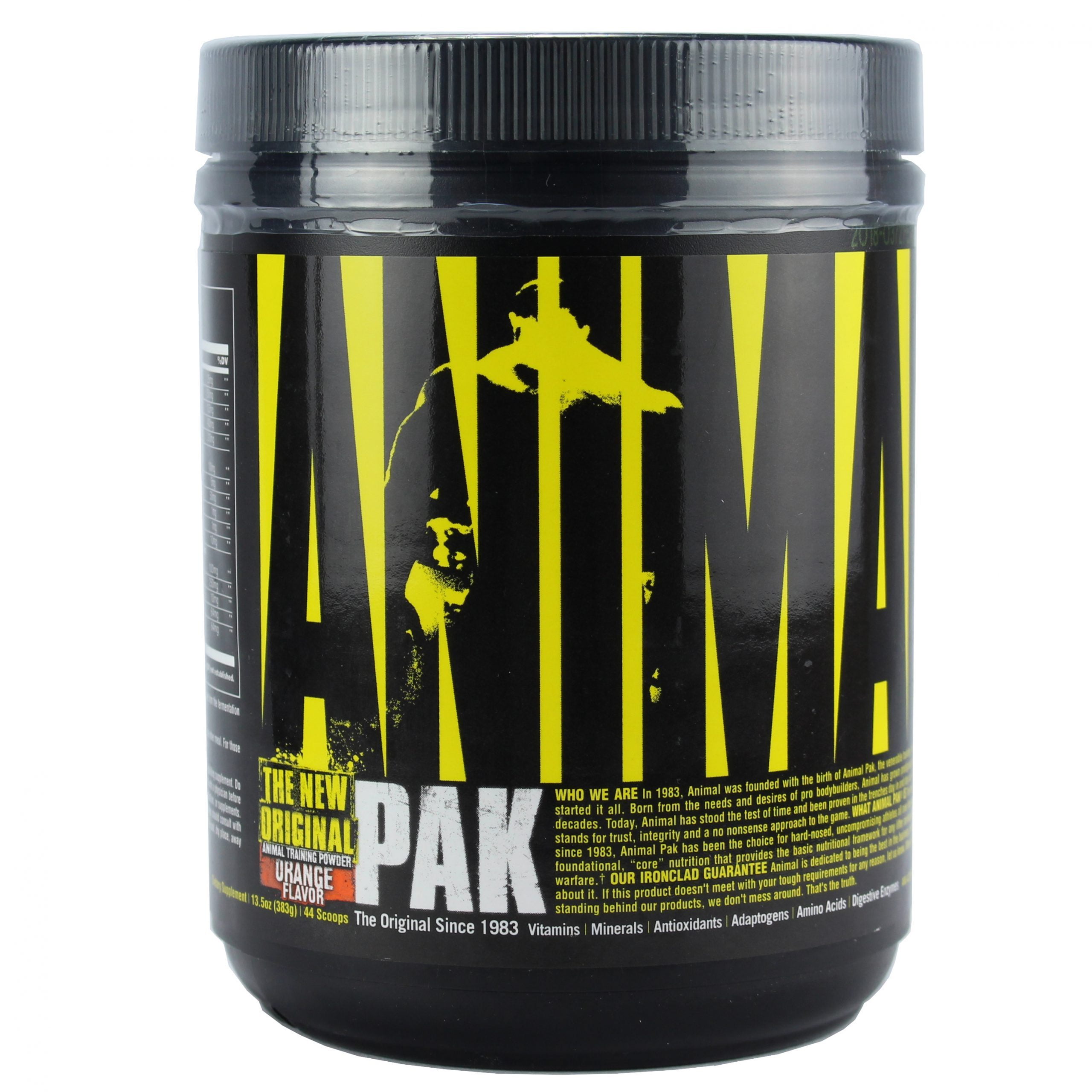 ANIMAL PAK EN POLVO ORANGE FLAVOR 388 GRAMOS UNIVERSAL NUTRITION ANIMAL ...