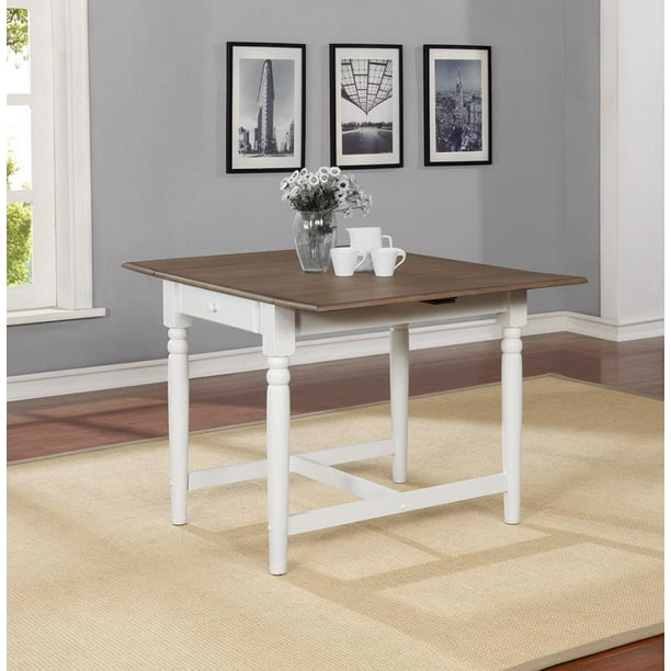 White Waterfall Dining Table
