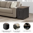 Ashley Signature Design Tyler Creek Chairside End Table with USB Ports ...