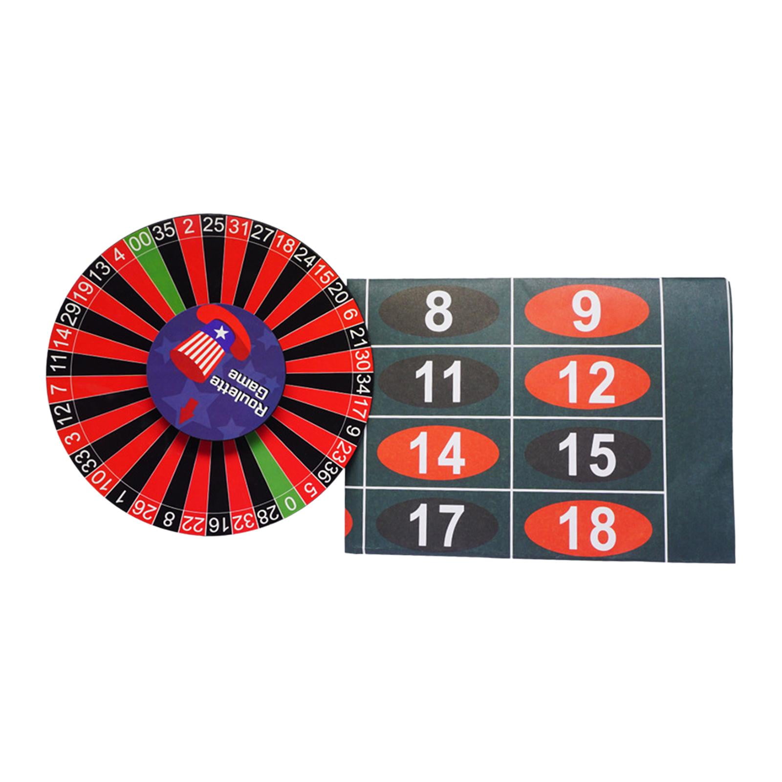 Portable Roulette Table Set Supplies for Birthday Drinking Holiday Hugo ...