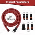 10FT Dust Collection Hose Kit for Home and Shop Vacuums - Walmart.com