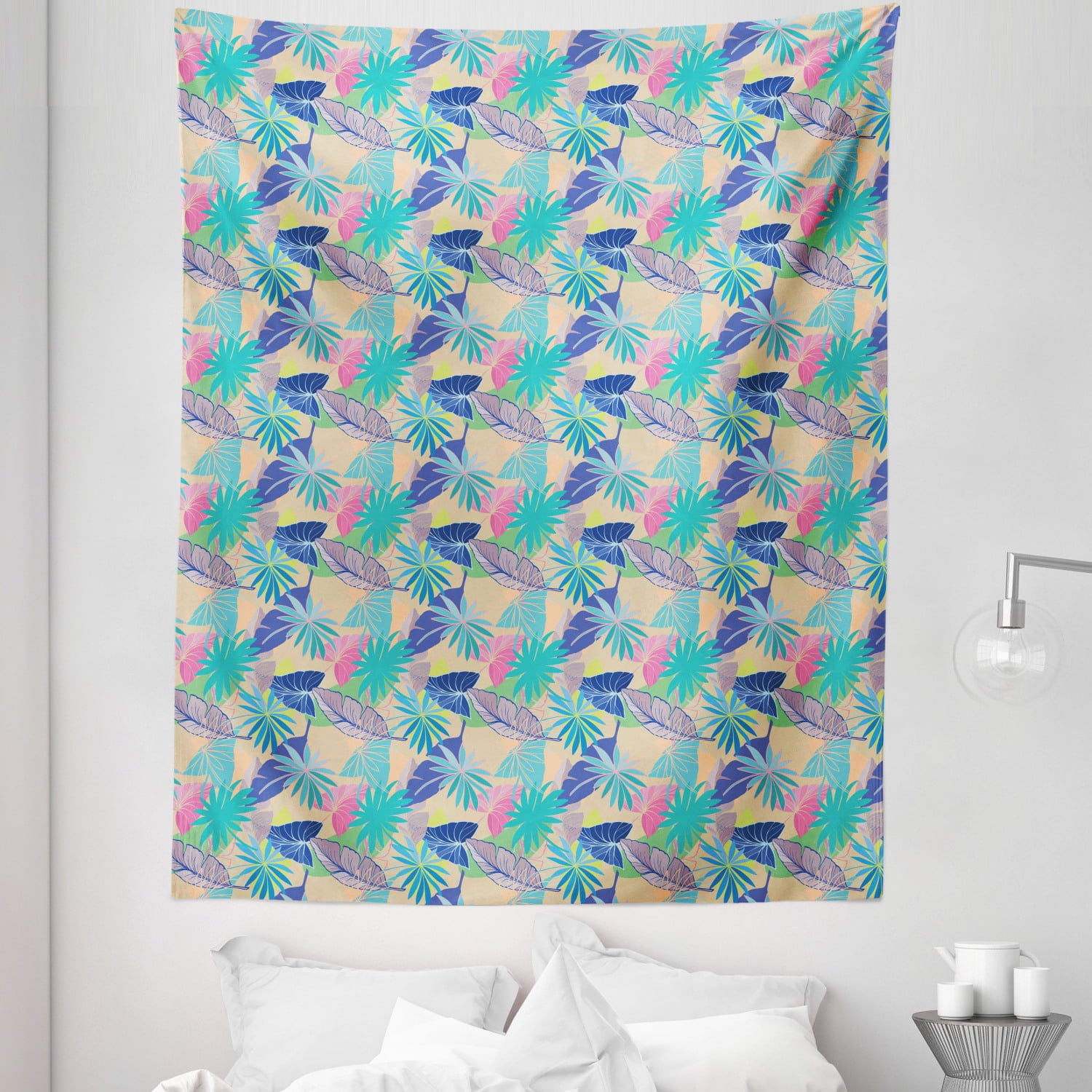 Tropical Tapestry, Exotic Hawaiian Flora with Colorful Foliage Leaves ...
