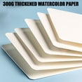 100Pcs Professional Watercolor Paper Sheet 300GSM Cotton Pulp Paper For ...