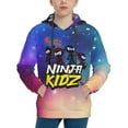 Ninja Kidz Hoodies Pullover For Boys Girls 3d Printed Hooded Sweatshirt ...