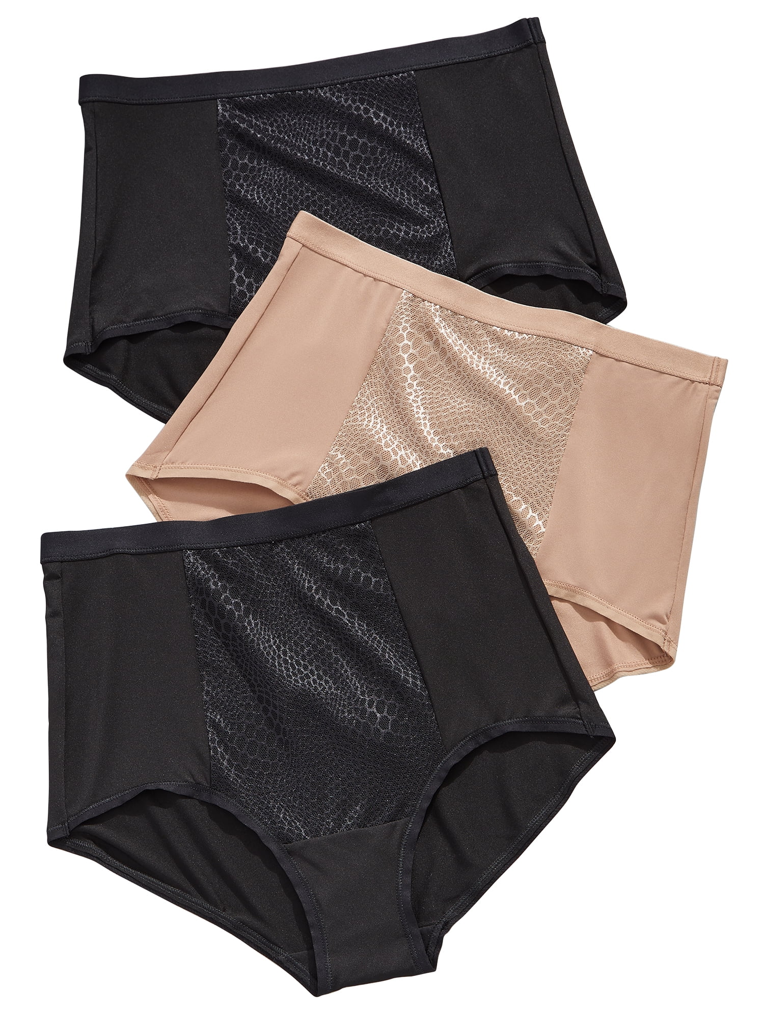 Warner's Womens Tummy Smoother Brief 3-Pack Style-RS4433P - Walmart.com