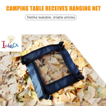 Mymisisa Outdoor Camping Table Storage Hanging Net Bags Folding Table ...