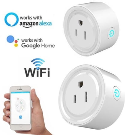 Wireless Smart Plug WiFi Sockets Power Socket For Amazon Alexa/Google ...
