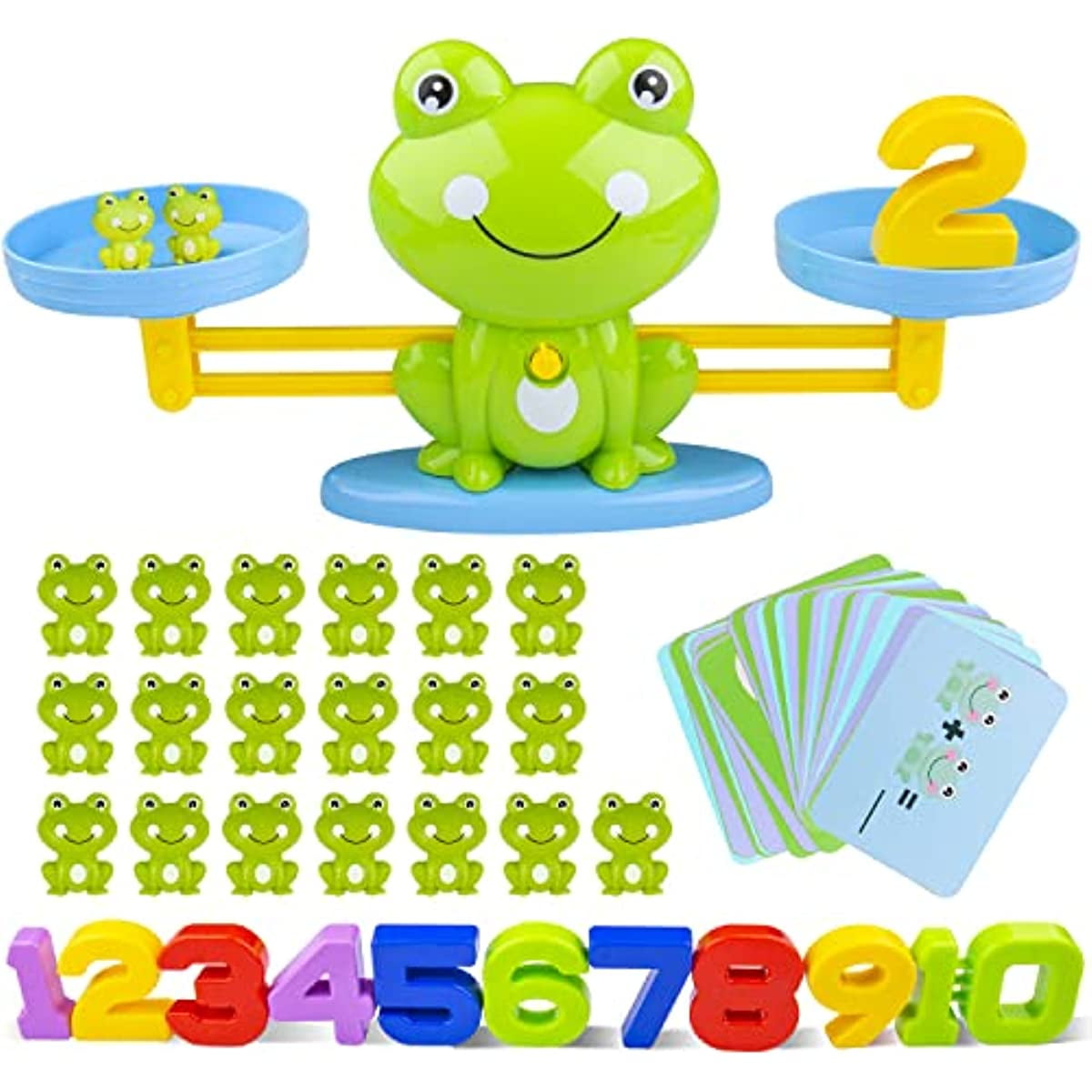 Ruohey Frog Balance Math Game Educational Toys for Kids Age 3-7 ...