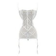 Corsets For Women Lingerie One Piece Mesh See Through Teddy Sexiest