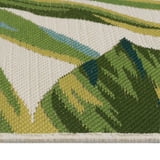 Better Homes & Gardens Green Palm Leaf Woven Outdoor Rug, 6' x 9 ...