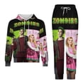 2PCS Zombie Character Tracksuit Outfit Hoodie Sweatshirt & Jogger Pant ...