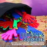 Playbees Colorful Hand Clappers - 12 Pack - 7" Noisemakers for Ultimate ...
