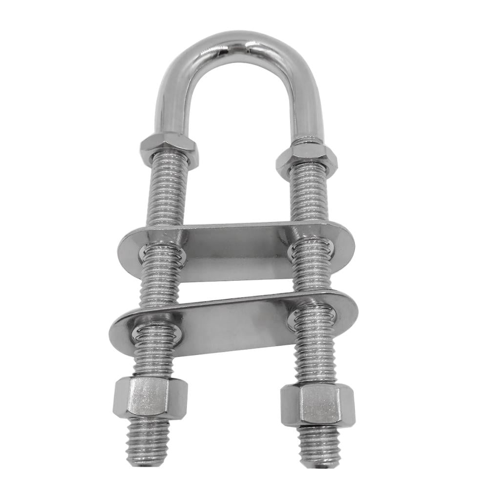 Acero Inoxidable 304 Pernos en U para Pernos en U Perno en U de Curva forma forma forma 3/8 "x 3 ...