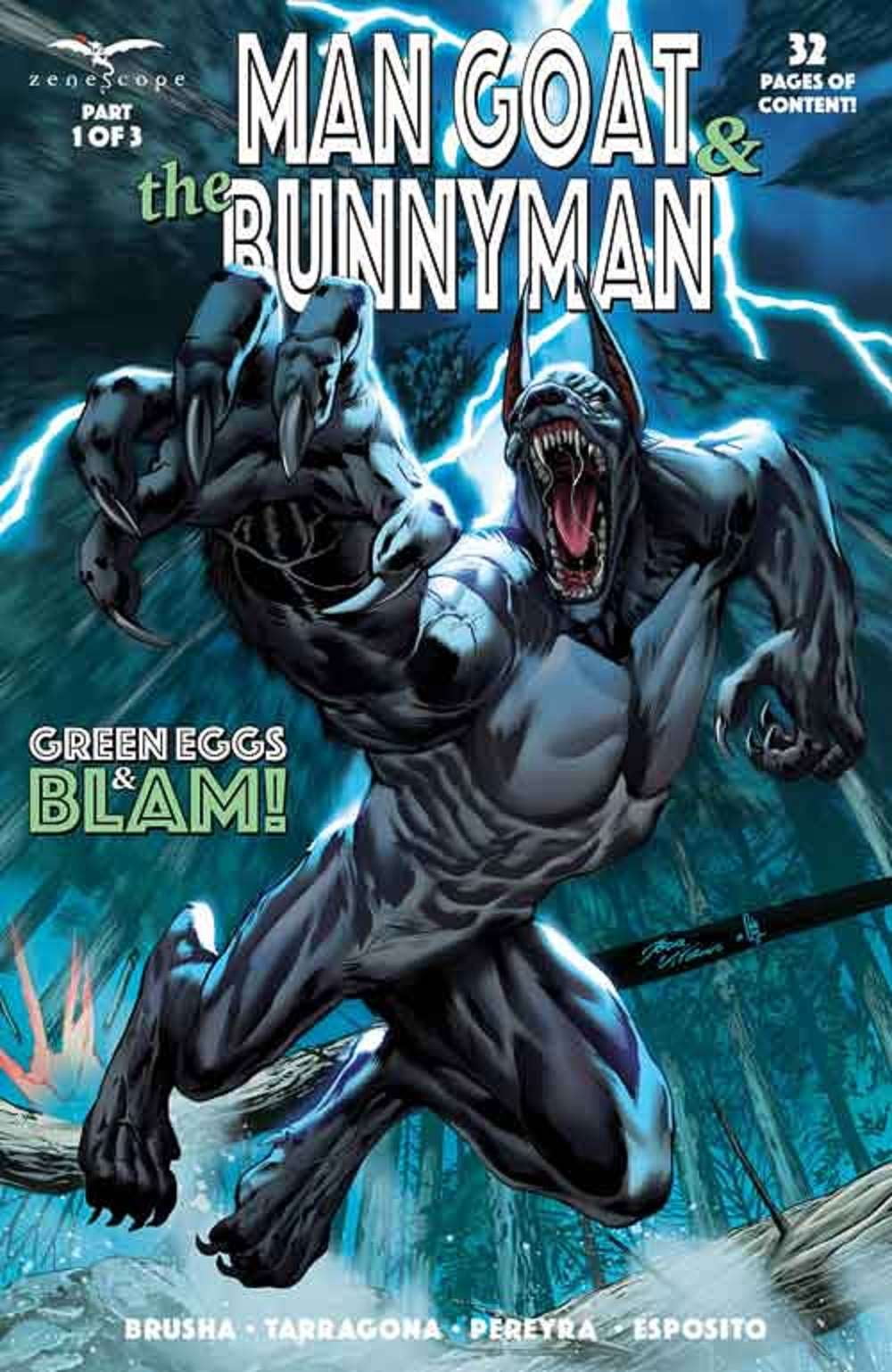 Man Goat And The Bunny Man: Green Eggs And Blam #1B VF ; Zenescope ...