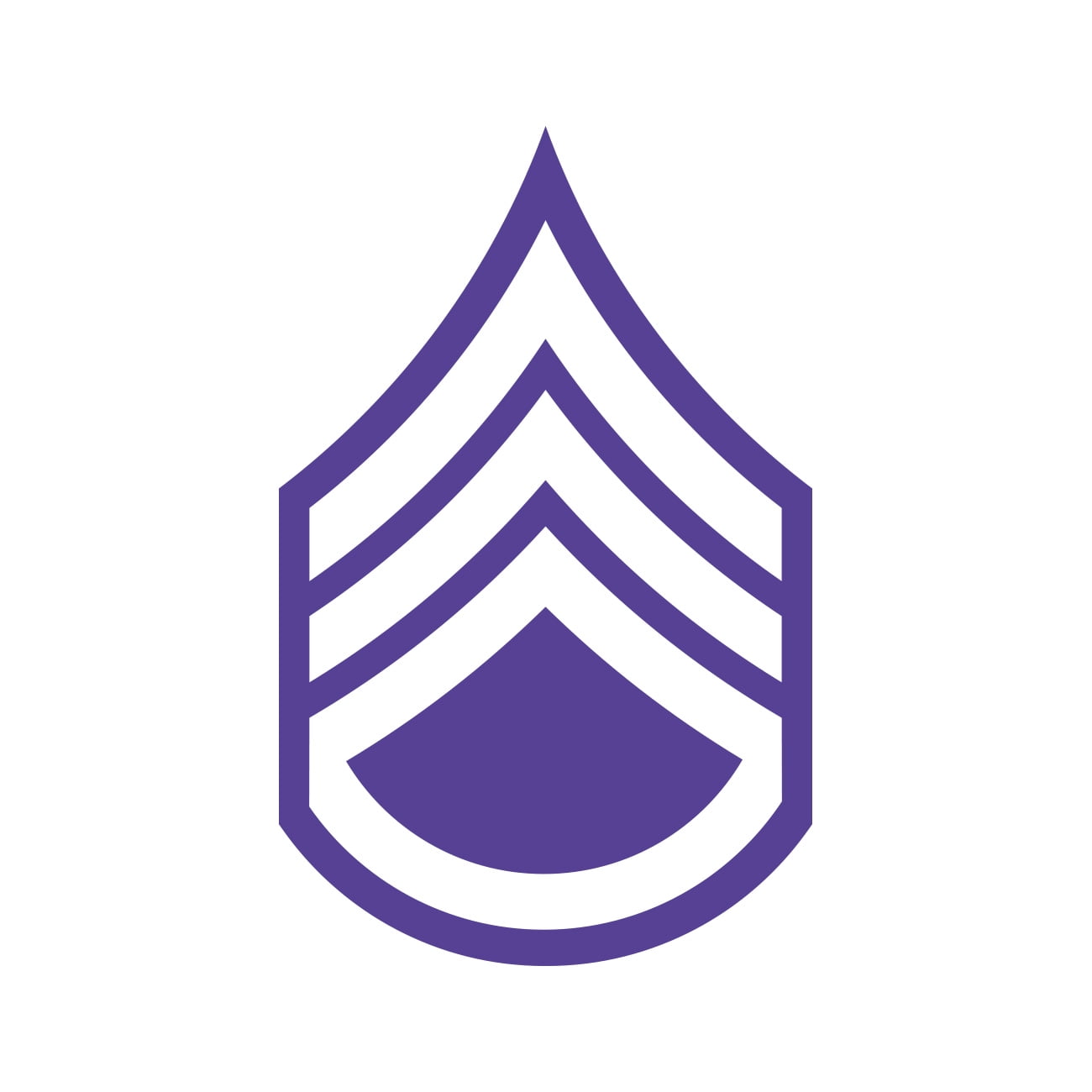 E-6 Staff Sergeant Rank Sticker Decal Die Cut - Self Adhesive Vinyl ...