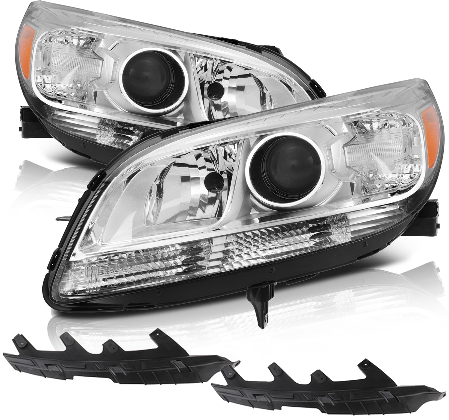 CCIYU OE-Style Headlight Assembly fit for 2013 2014 2015 Chevy Malibu ...