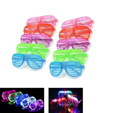 LED Glasses Light Up Party Glasses Glow In The Dark Party Supplies ...