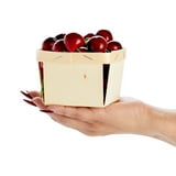 Bright Creations 10 Pack 1 Pint Wooden Vented Berry Baskets, 4x4 Inch ...