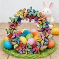 Artificial Butterfly Wreath, Butterfly Hanging Decorations for Crafts ...