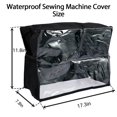 1 PC Waterproof Sewing Machine Cover - Clear Protective Cover with ...