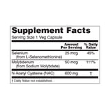 NOW Dietary Supplements, NAC 600mg with Selenium & Molybdenum, 100 Veg ...